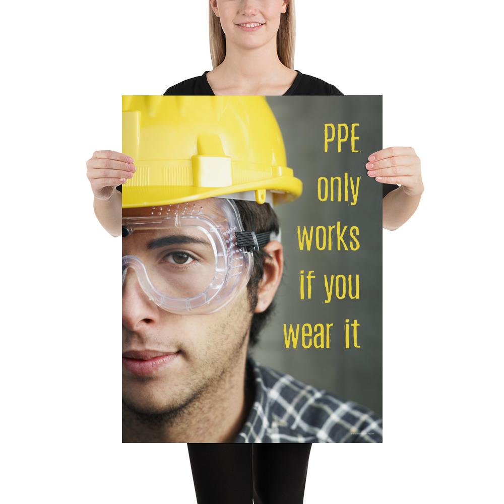 Eye Safety Poster - PPE Workplace Reminder – Inspire Safety