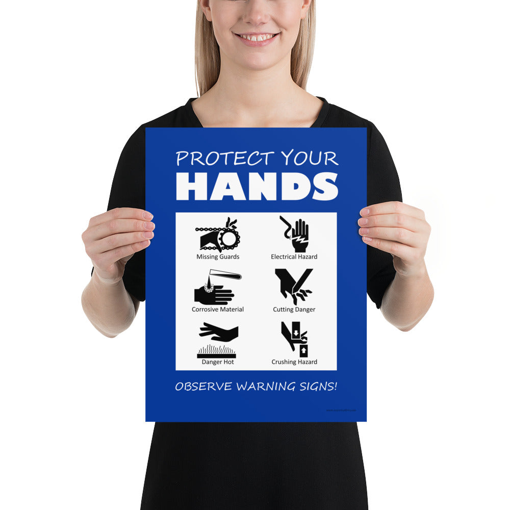 Workplace Safety Poster: Promote Hand Protection – Inspire Safety