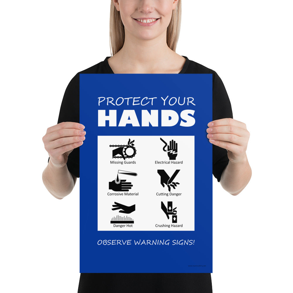 Workplace Safety Poster: Promote Hand Protection – Inspire Safety