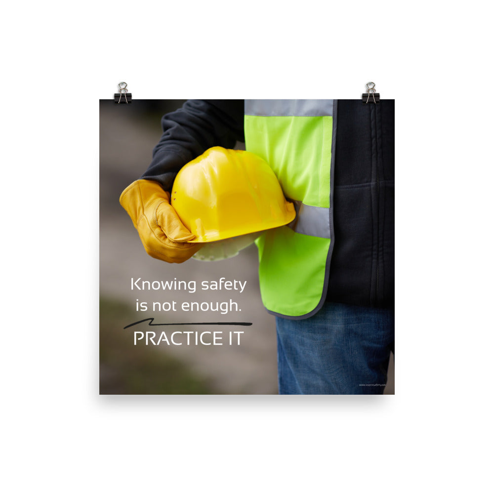Practice Safety with our Construction Safety Poster – Inspire Safety