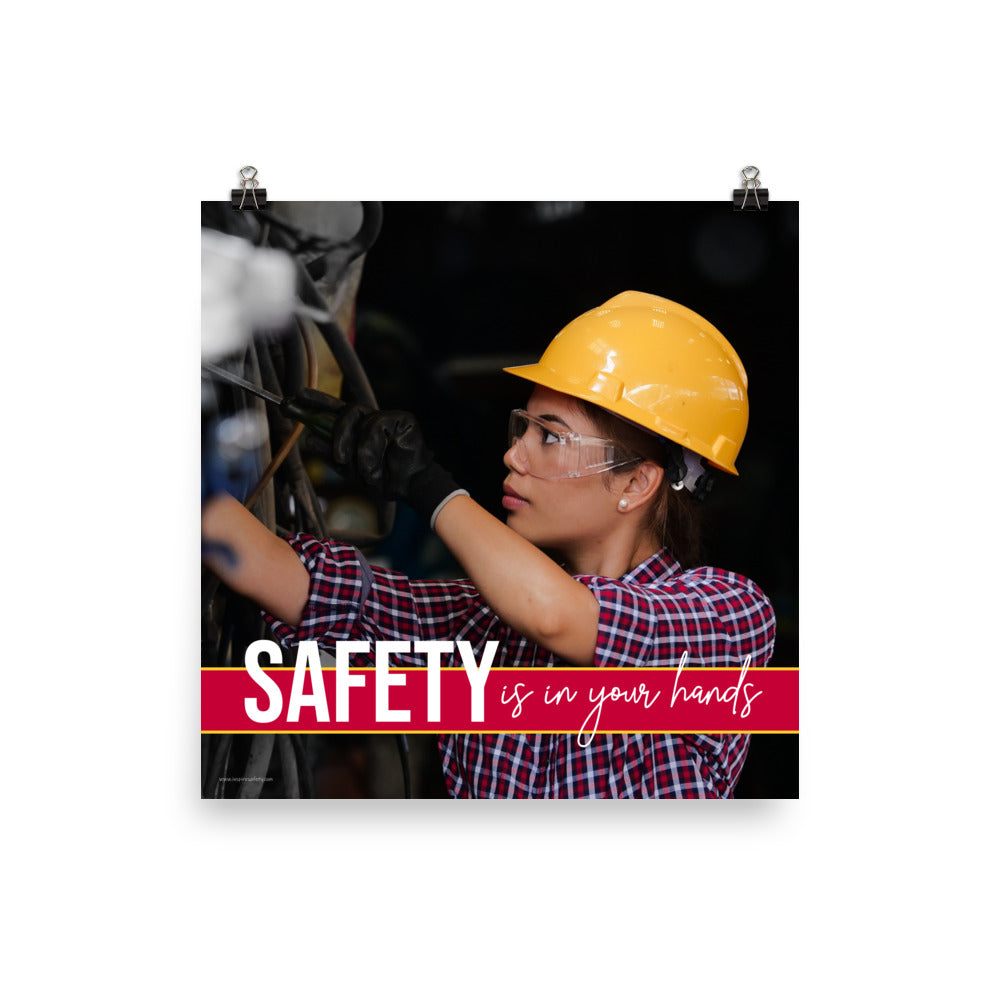 Enforce Hand Safety with Our Construction Safety Poster – Inspire Safety