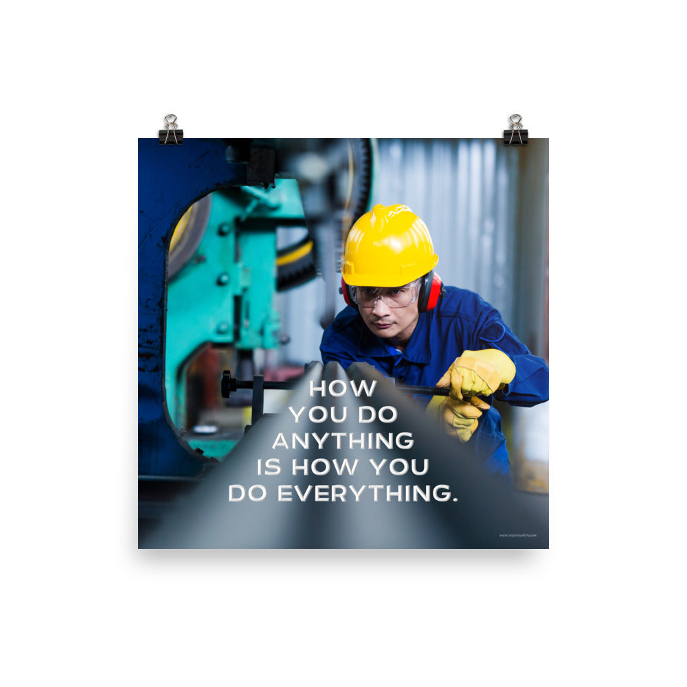 Enhance Workplace Vigilance with Our Factory Safety Poster – Inspire Safety