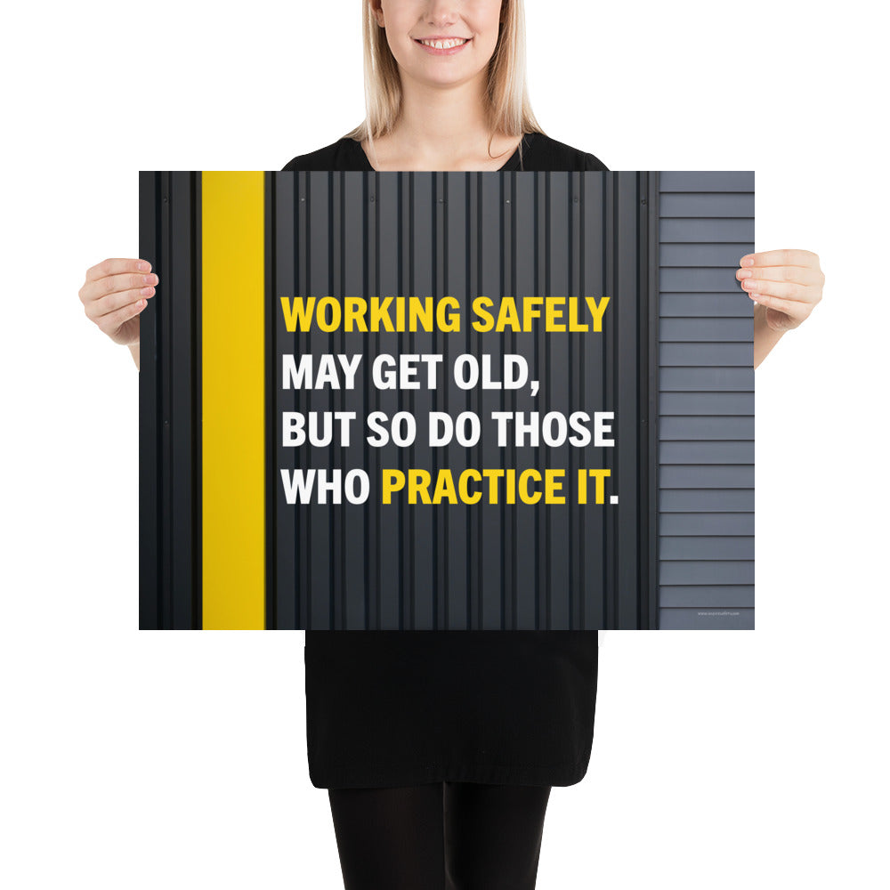 Working Safely - Premium Safety Poster – Inspire Safety