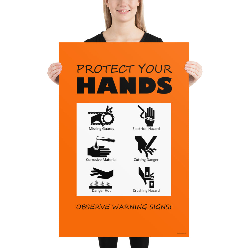 Workplace Safety Poster: Promote Hand Protection – Inspire Safety
