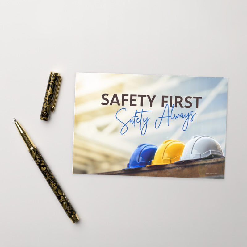 Safety First Safety Always - Premium Mini Print – Inspire Safety