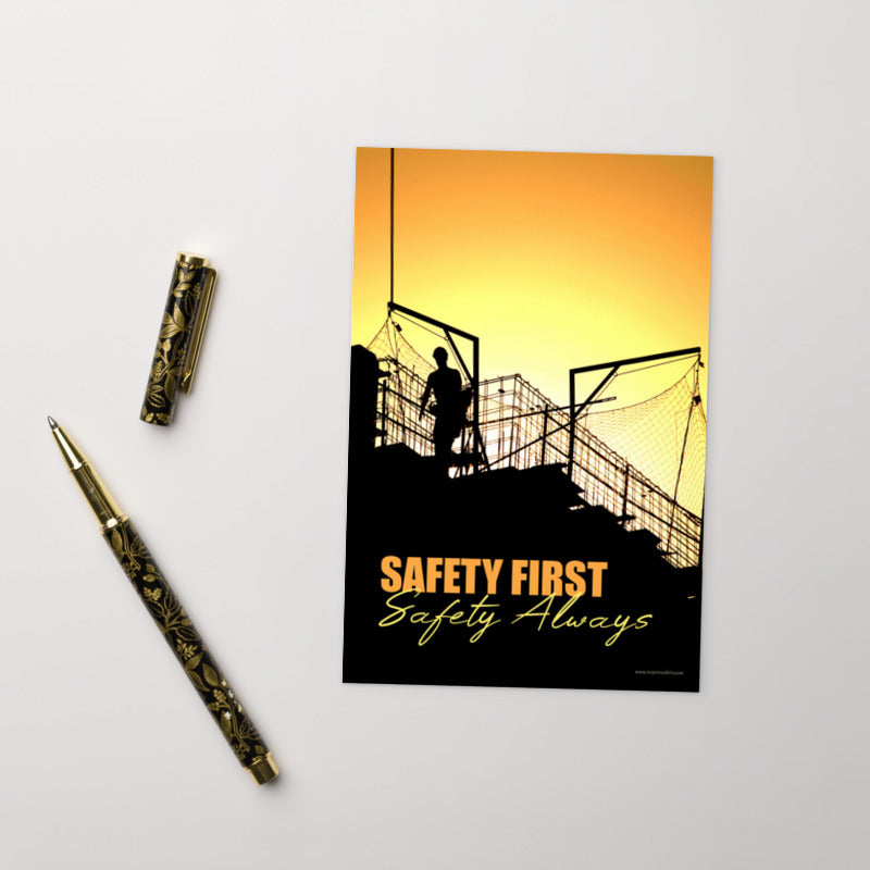 Safety First Safety Always - Premium Mini Print – Inspire Safety